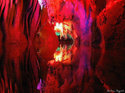 light color sound: colored caverns