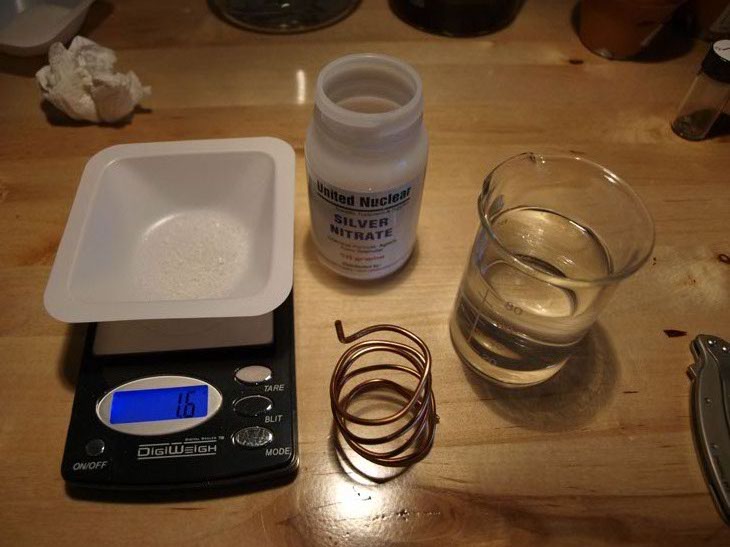 The Home Scientist: Experiment: Silver Tree