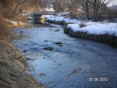 Trout Fishing Western Wisconsin: Blue River, Grant County 03/06/10