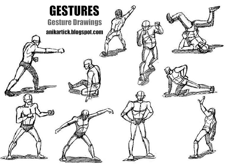 Gesture Drawing Poses