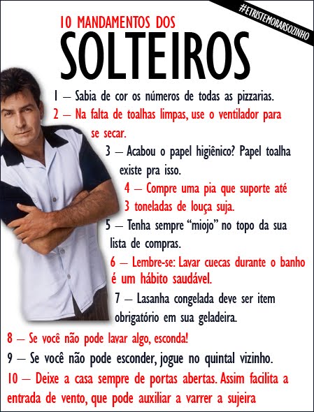 == Fiorella Home Page ==: Tudo que o homem solteiro deve saber