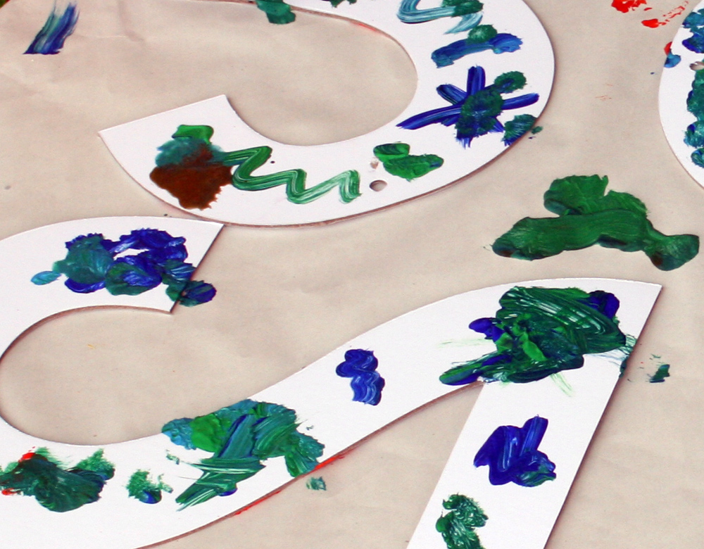 WallFry | Wall Art for Small Fry: Making Number 2s