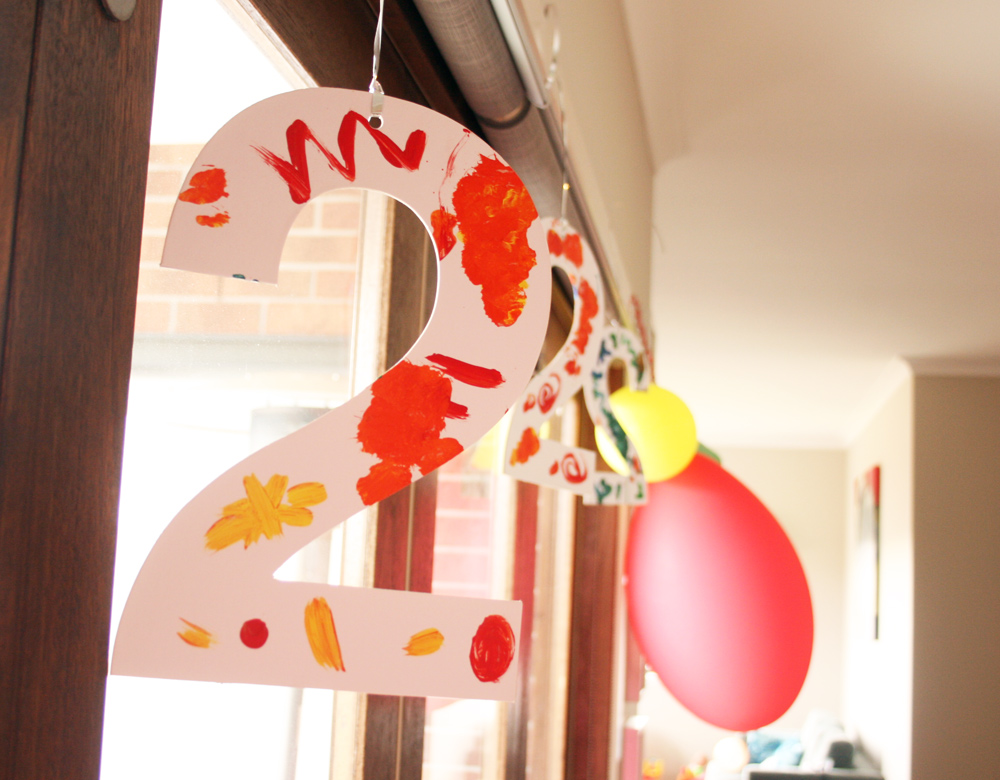 WallFry | Wall Art for Small Fry: Making Number 2s