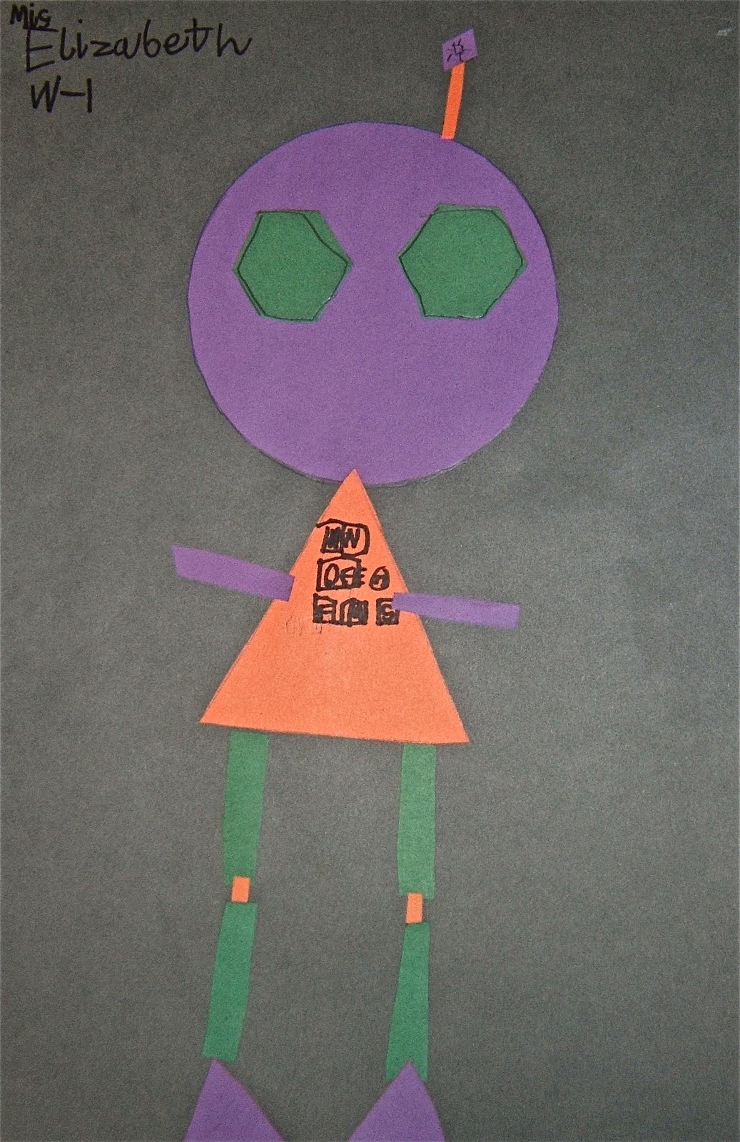 RIVERSIDE ELEMENTARY ART: Geometric Robots
