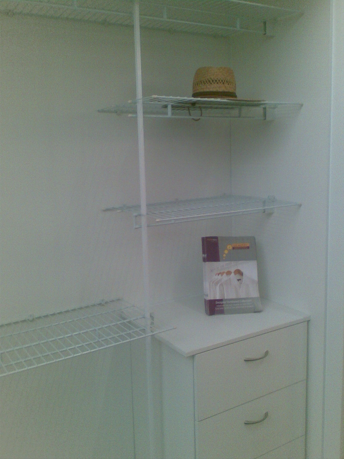 Rocky Robes: VENTILATED WIRE SHELVING