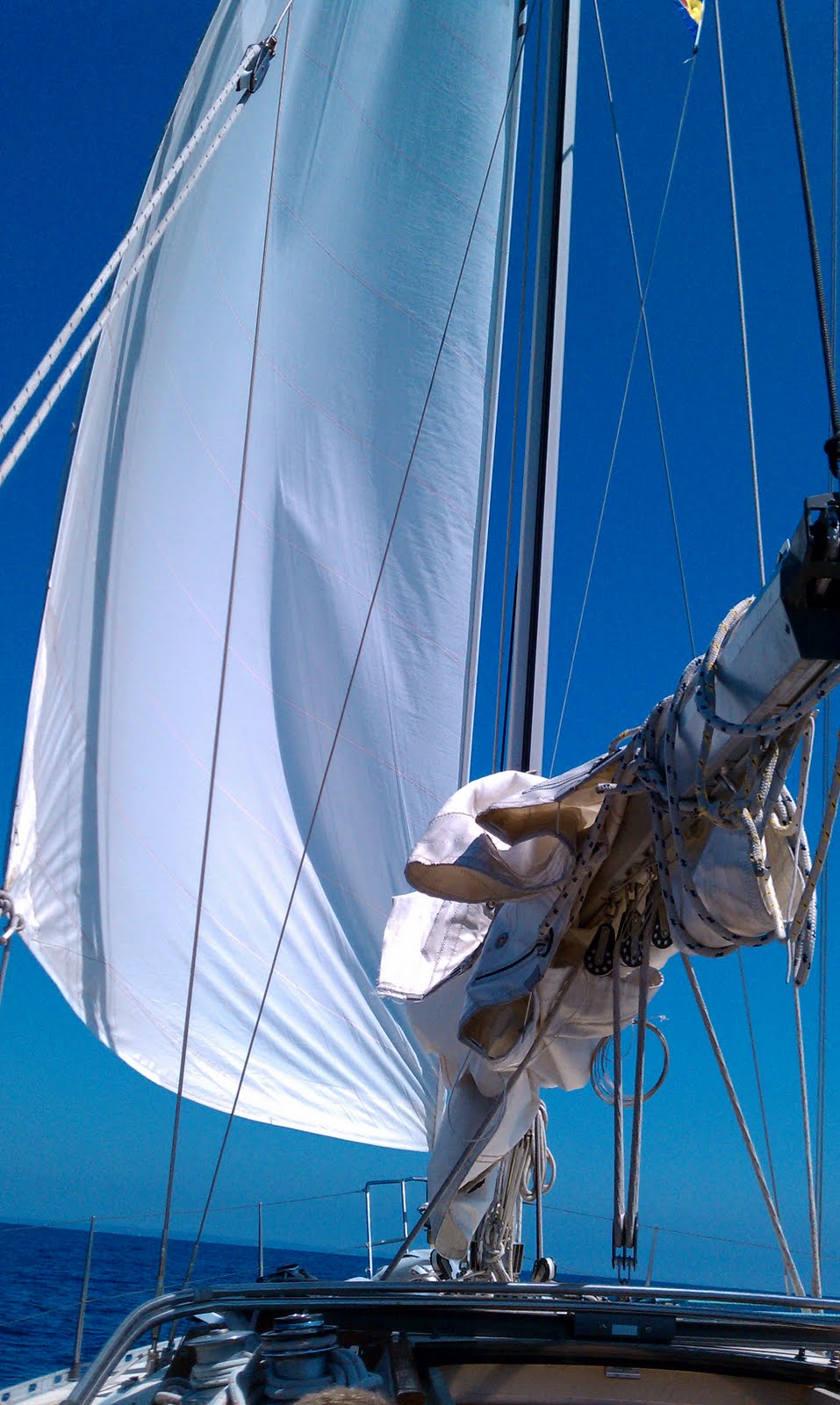 Splicing the Mainbrace: No sailing for a month...