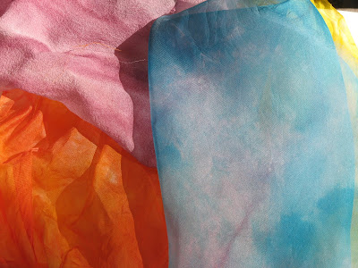 Sherrie loves color!: More silk painting adventures