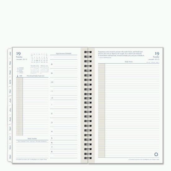 franklin-covey-35542-classic-compass-wire-bound-daily-planner