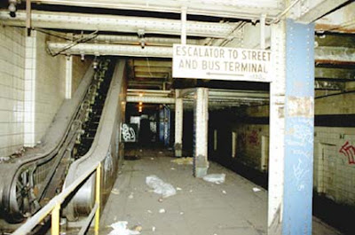 New York - History - Geschichte: 42nd Street lower subway level