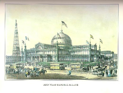 New York - History - Geschichte: New York Crystal Palace und Latting Tower