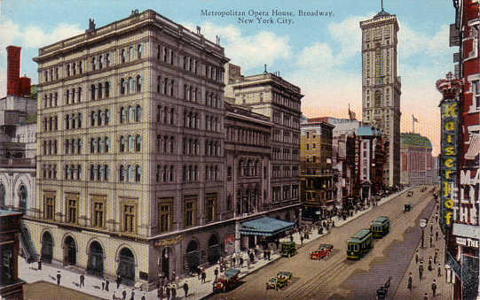 New York - History - Geschichte: A new Metropolitan Opera