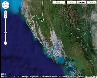 Rakhine State from Google Maps