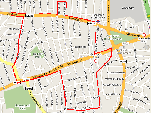 Shepherd's Bush: June 2010