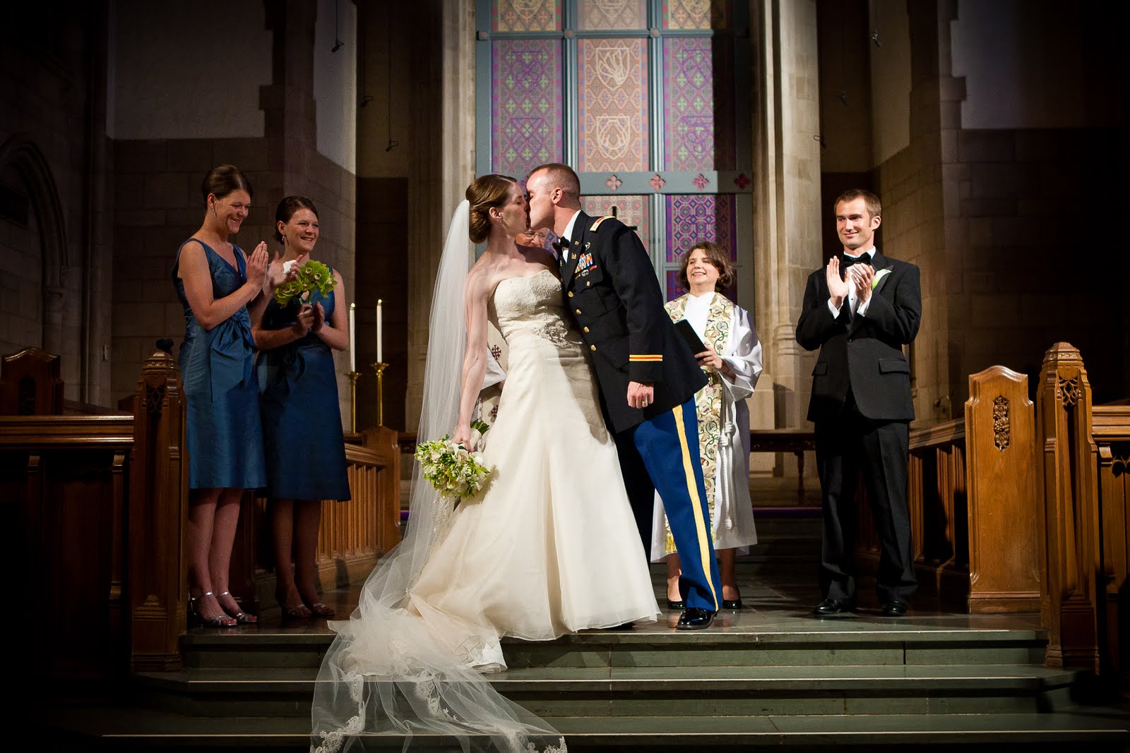 Bridal Bubbly: A Romantic Military Wedding {Elisabeth and Seth}