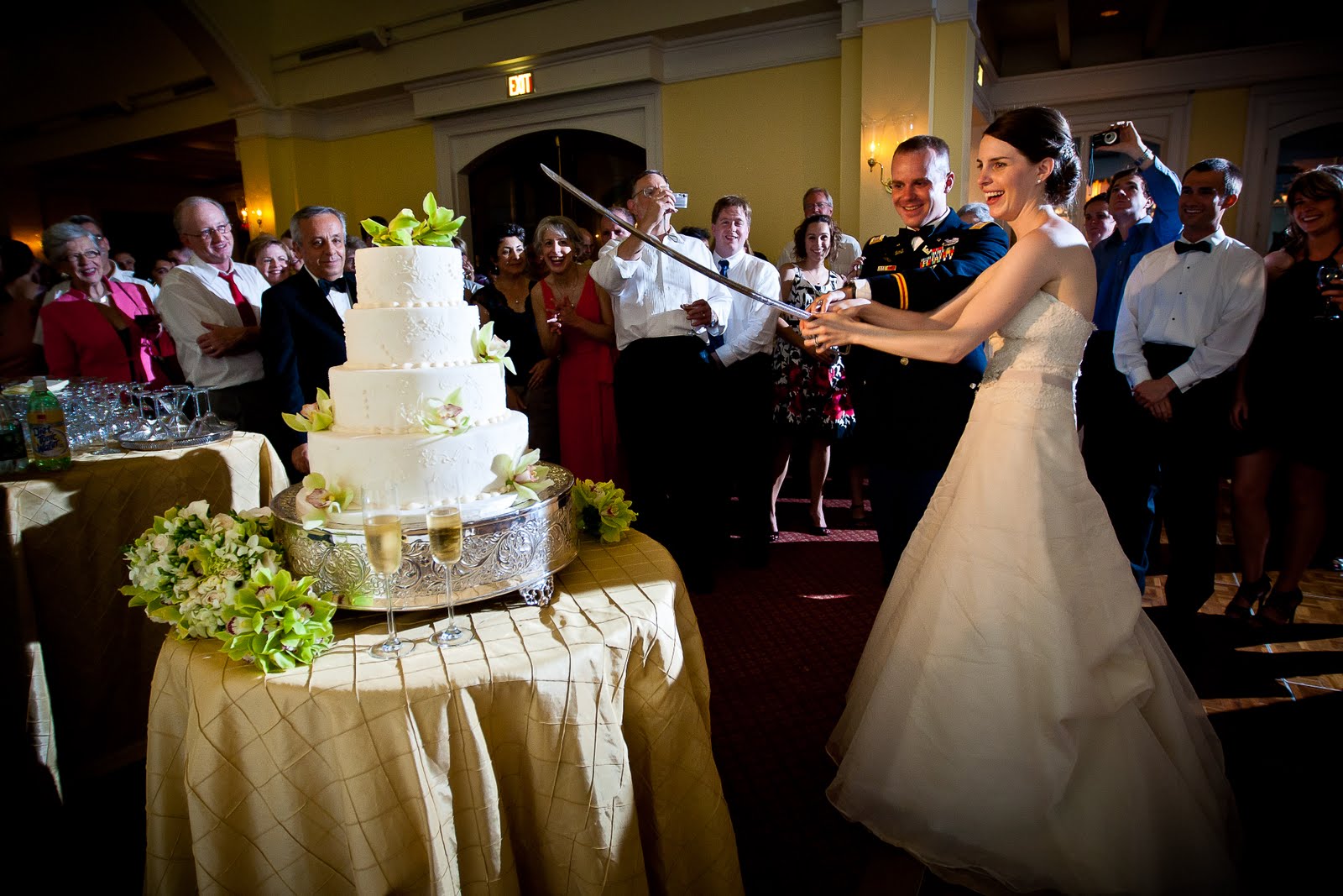 Bridal Bubbly: A Romantic Military Wedding {Elisabeth and Seth}