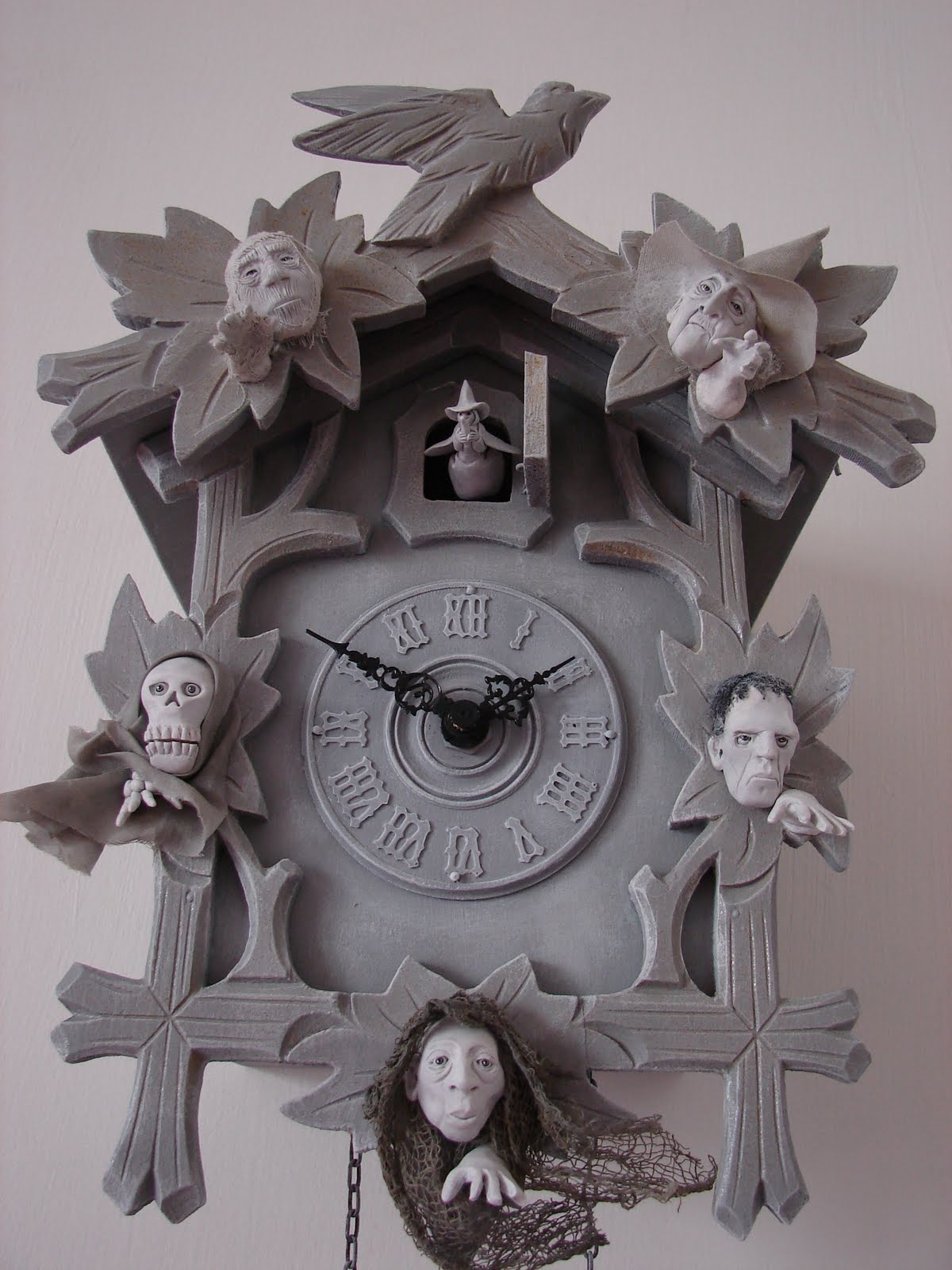 From the Studio of Pat Benedict: Halloween Cuckoo clock by Pat Benedict ...