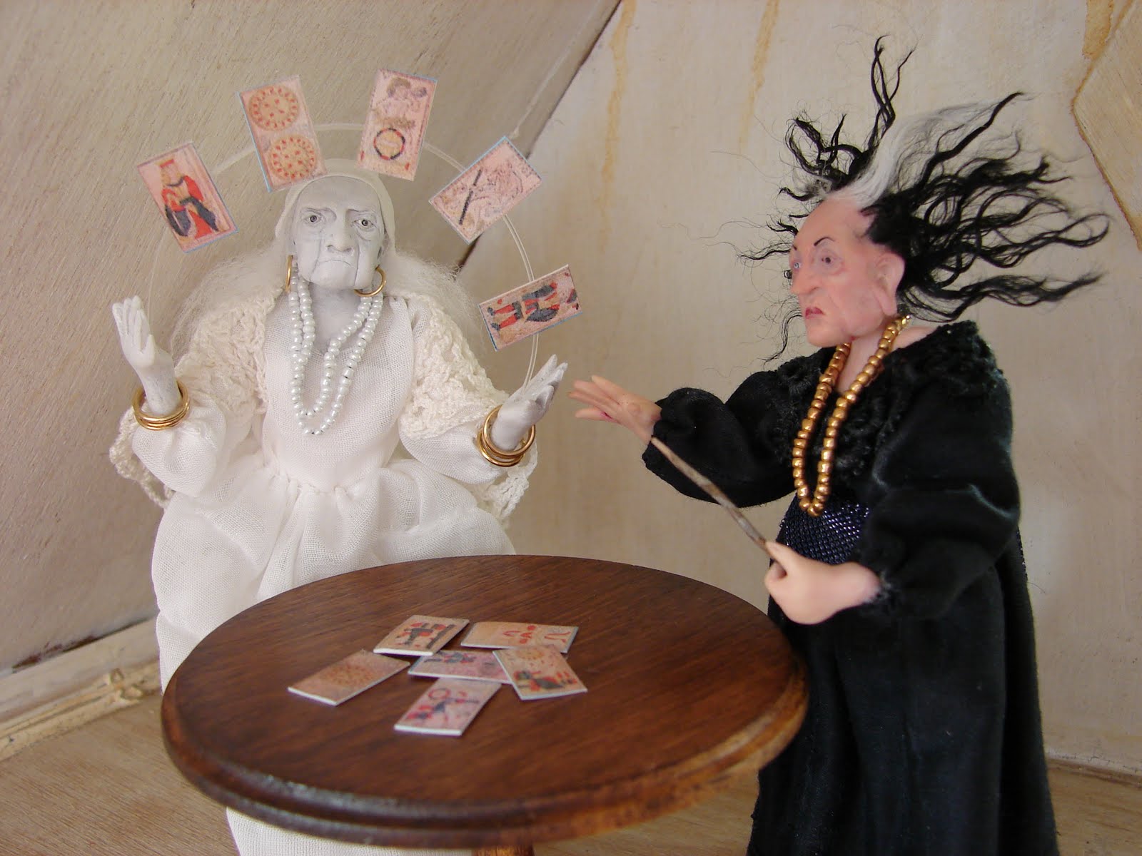 From the Studio of Pat Benedict: Crystal Ball with Miniature Gypsy ...