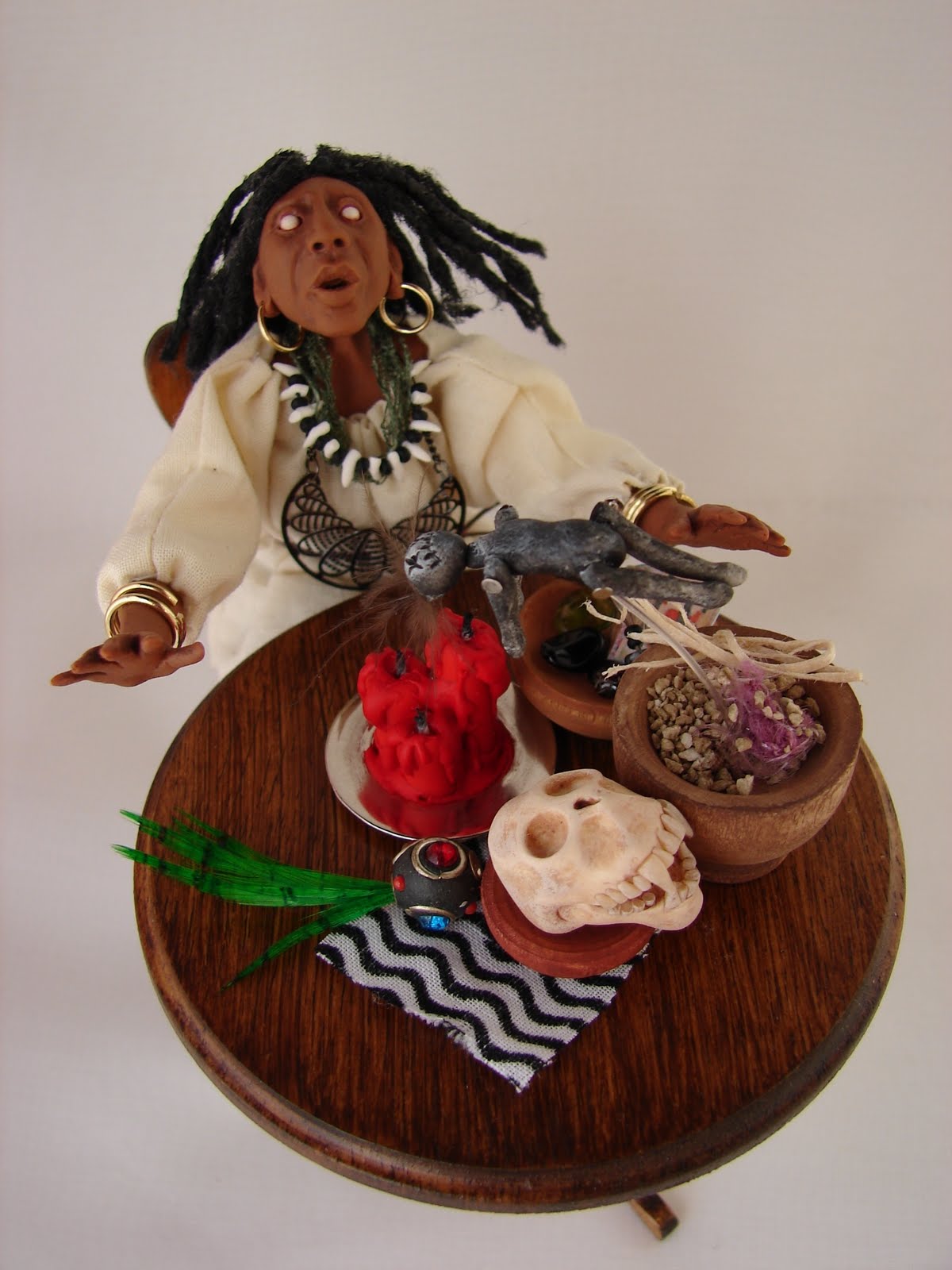 From the Studio of Pat Benedict: Voodoo Spell Haunted Dollhouse ...