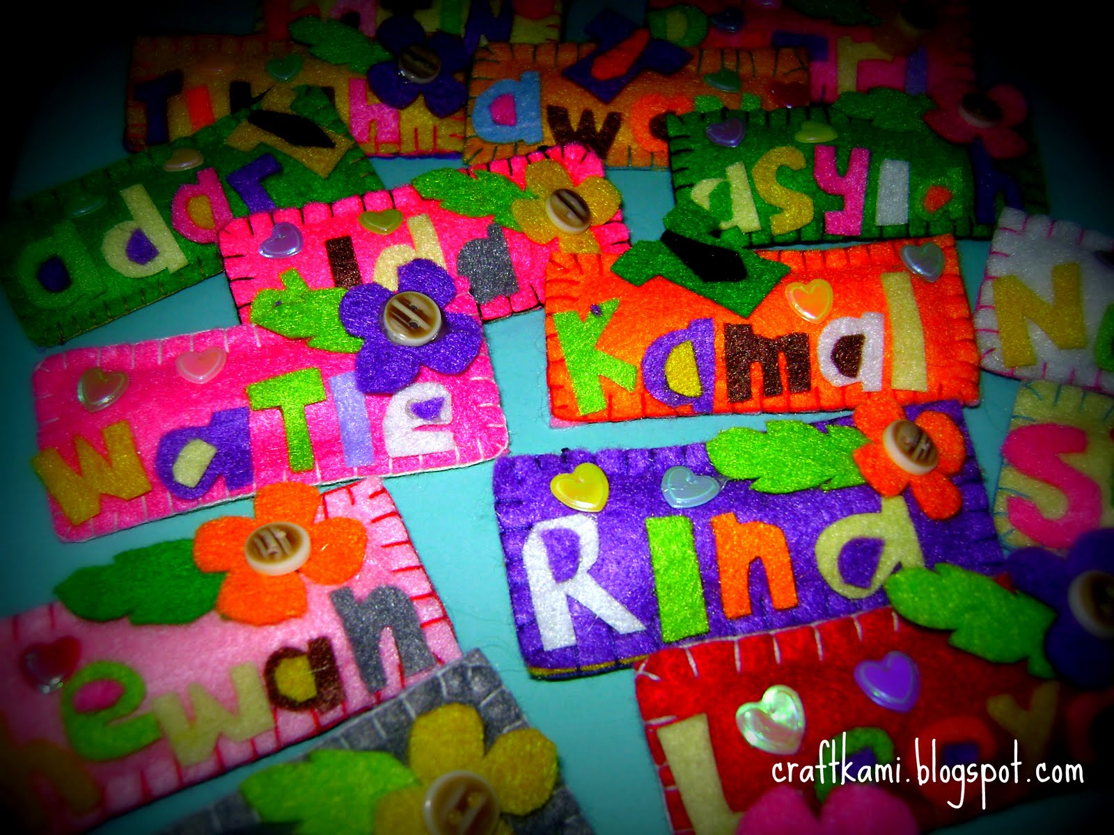 craftkami....segalanya seni: name taGG lagi...