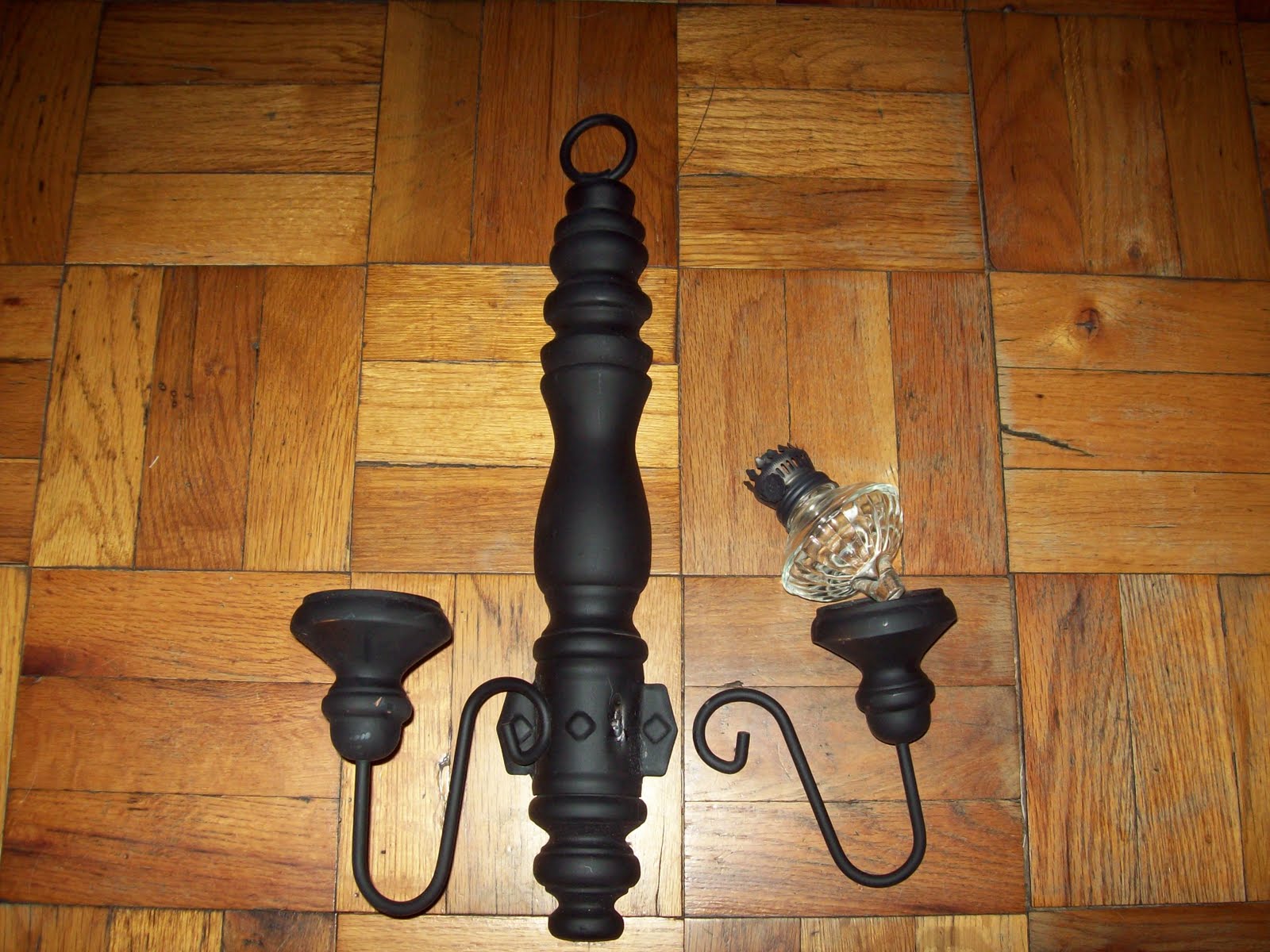 A Primitive Homestead: My Package Has Arrived - Wood Sconces