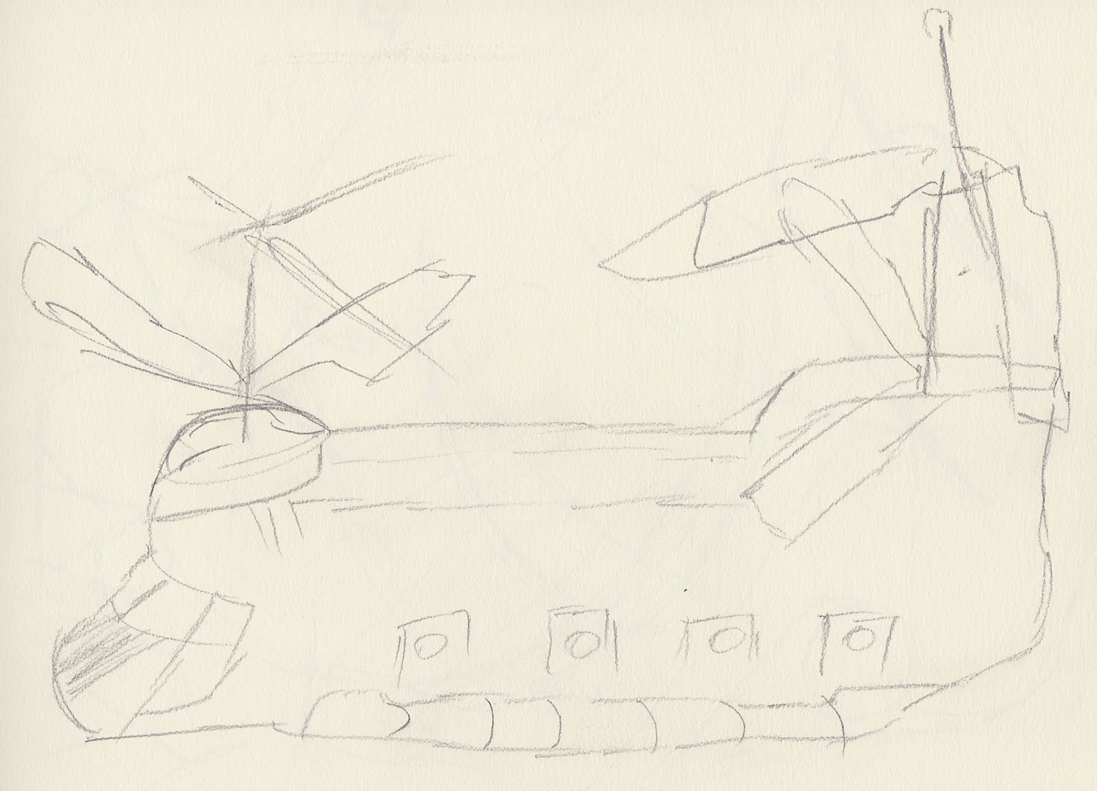 Steve Learns to Draw: Sketching: "Wrapping" Objects