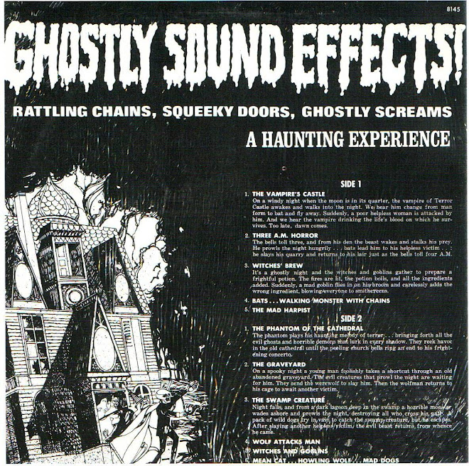 bruitages d'horreur 33 / 45 tours halloween records COLLECTION PRIVEE
