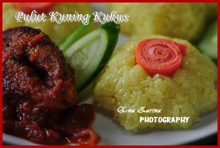 E-NA LOVELY KITCHEN ^_^: :-> Pulut Kuning Kukus @ Pulut Semangat