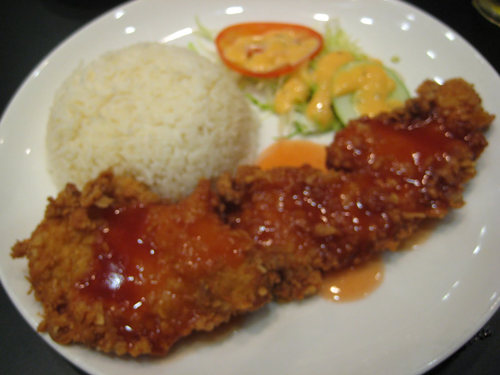 stressed in the city: Deep Fried Dory Fillet with Rice