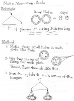 ELEMENTARY SCHOOL ENRICHMENT ACTIVITIES: MAKE YOUR OWN SCALE