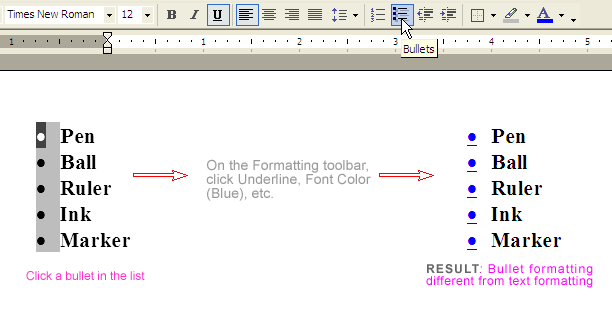 Adding Bullets And Numbering Numbering Headings Adding Bullets And Numbering Numbering Headings