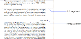 Soft And Hard Page Break