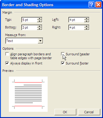Applying Borders and Shading