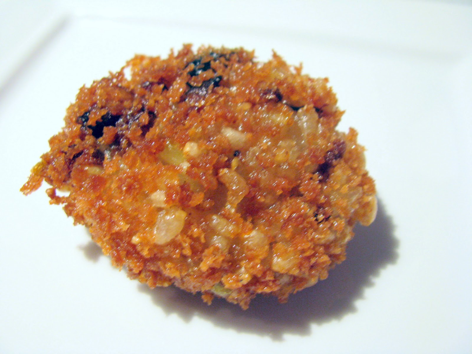 Savory Sweet Living: Fried Brown Sticky Rice Balls with Duck Sausage