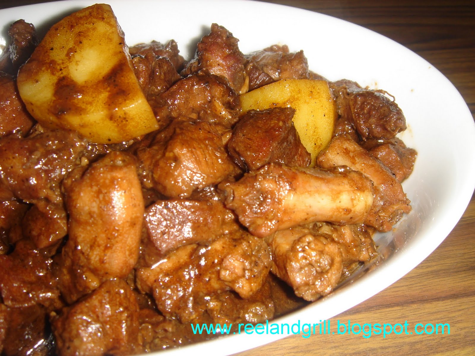 Reel and Grill: Adobong Lengua at Leeg (Ox Tongue and Chicken Neck Adobo)