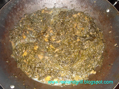 Laing (Taro Leaves Cooked in Coconut Milk) by Reel and Grill