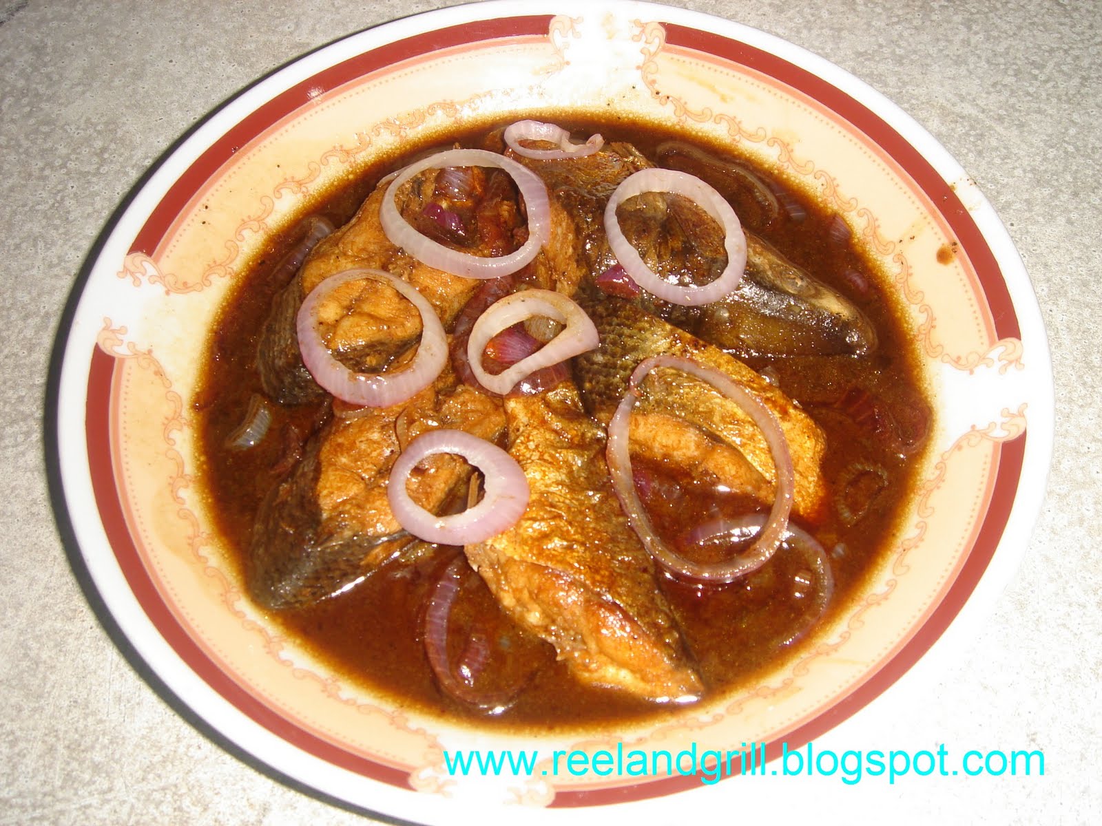 Reel and Grill: Bistik na Bangus (Milkfish Braised in Soy Sauce, Lemon ...