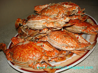 Reel and Grill: Steamed “Alimasag” (Sea Crab)