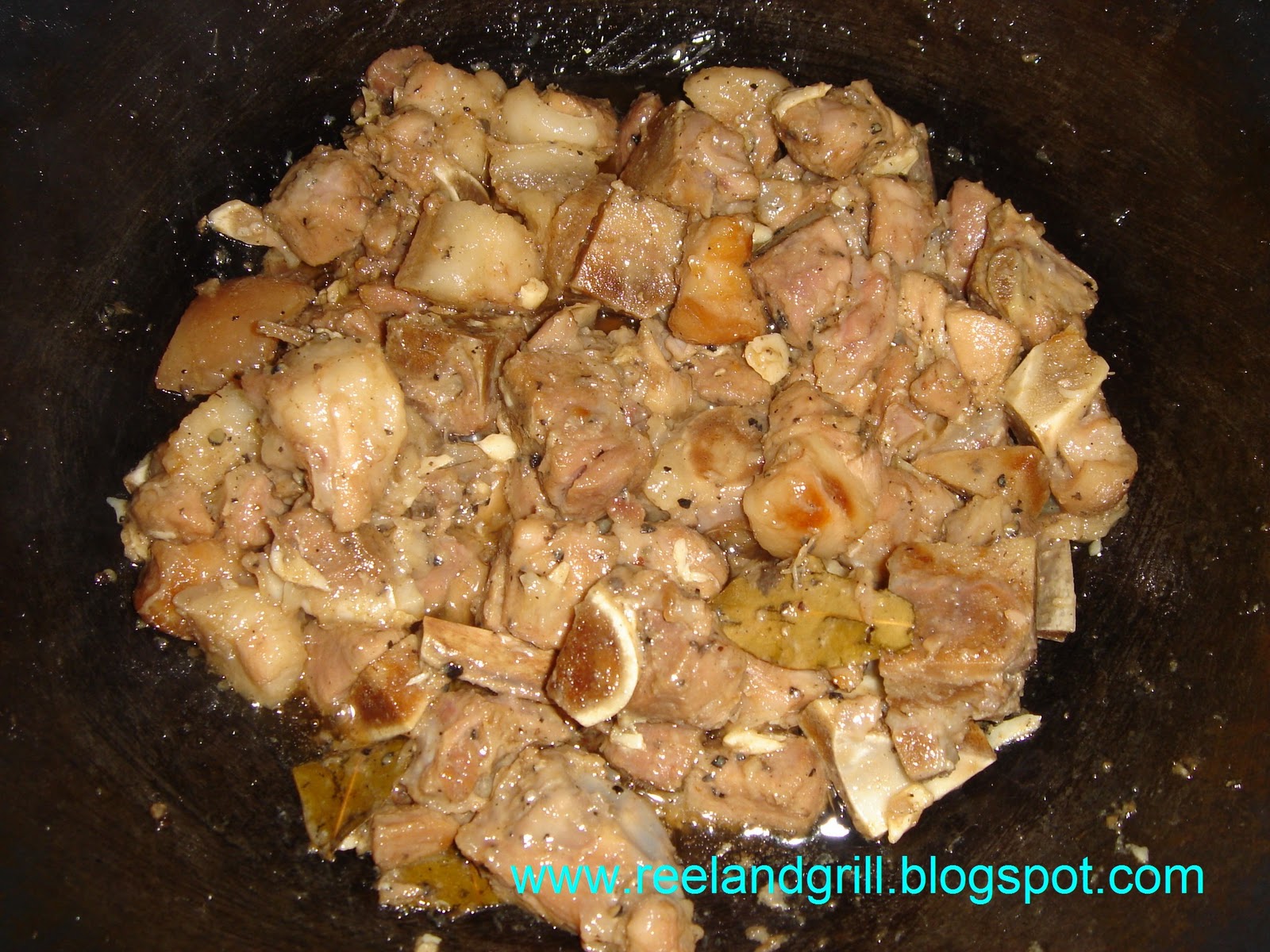 Reel and Grill: Adobong Puti (Blonde or White Pork Adobo)