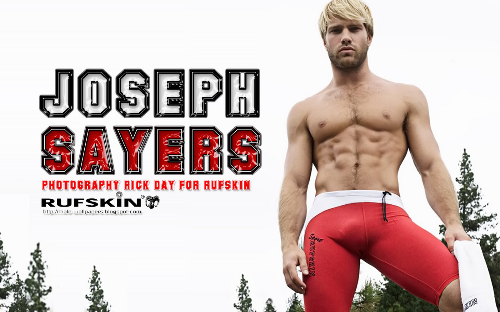 Sexy Male Wallpaper's: Joseph Sayers by Rick day for Ruffskin