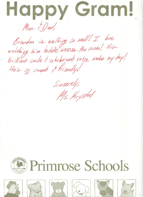 Brandon's First Happy Gram!! | Adventures in Abelingland