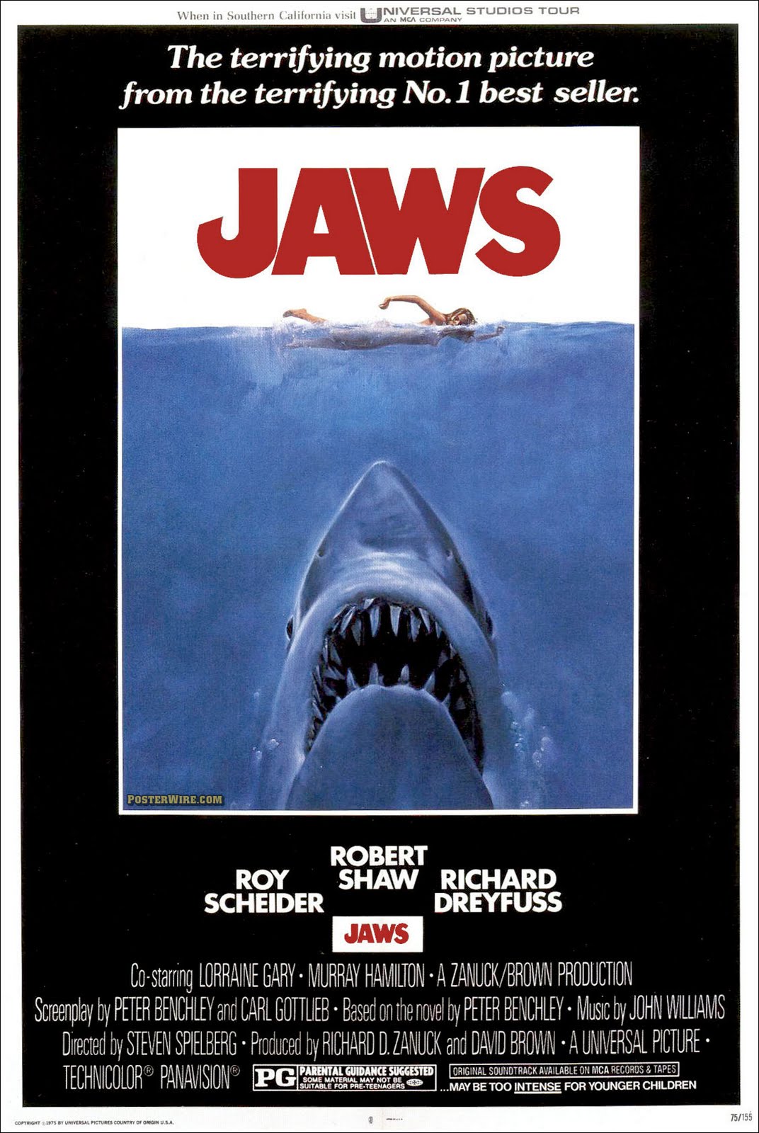 ESCENAS DE CINE: TIBURÓN (JAWS, 1975)