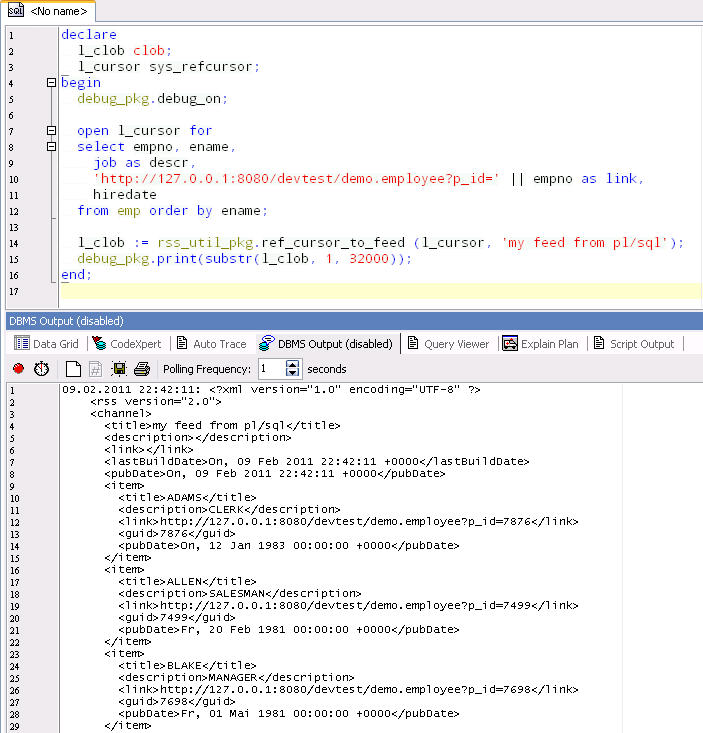 ORA-00001: Unique constraint violated: Fun with RSS and PL/SQL, Part Two