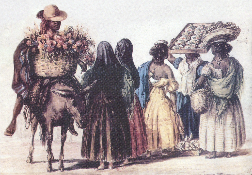 HISTORIAS Y NOVELAS PERUANAS: El comercio callejero en la colonia