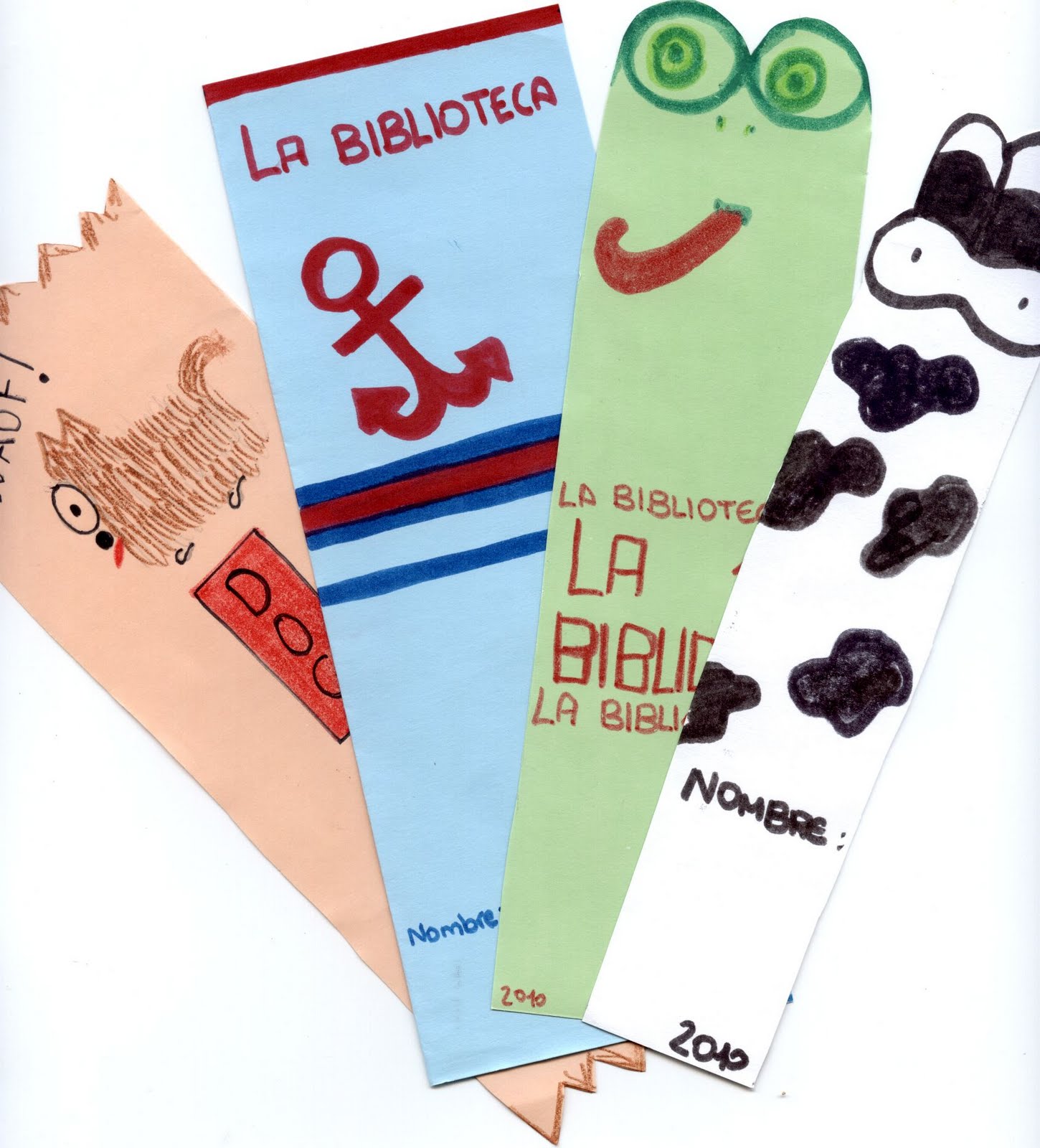 La biblioteca de 1º B: Marcapáginas gratis!!