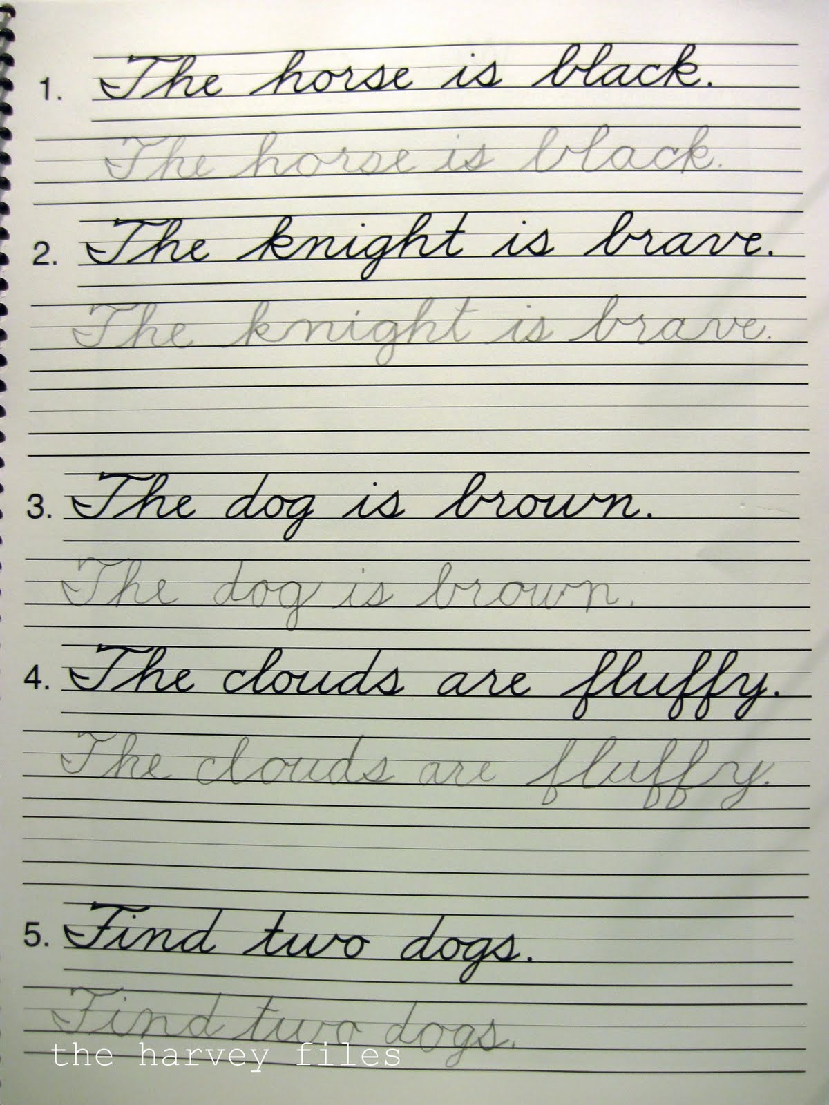 The Harvey Files: And speaking of handwriting....