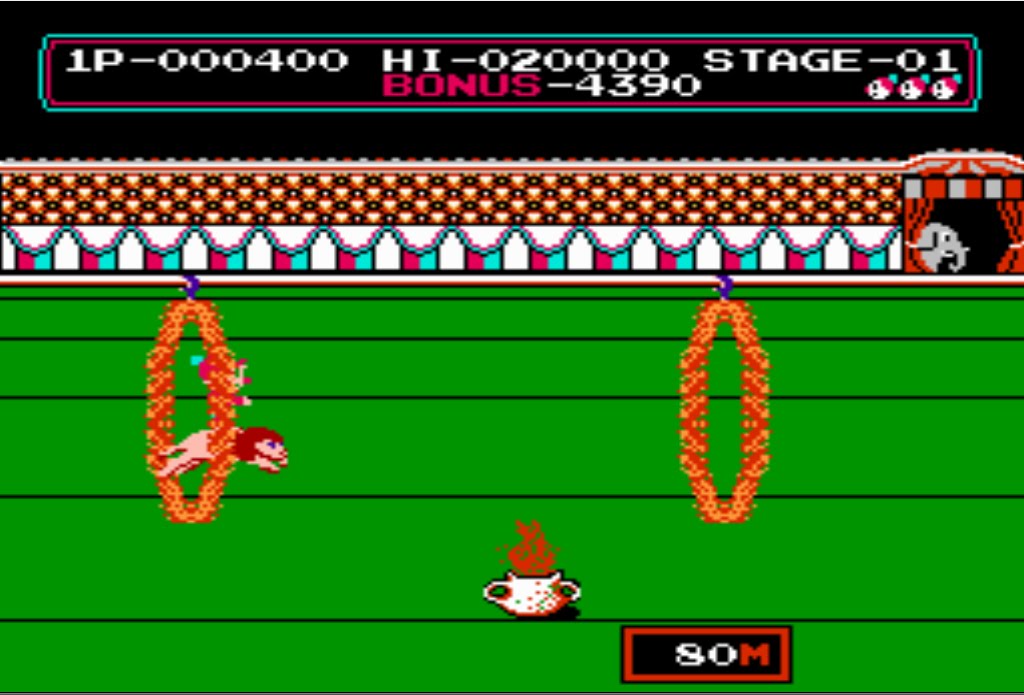 X-Morlock: Circus Charlie (Rom Nes) (1986)
