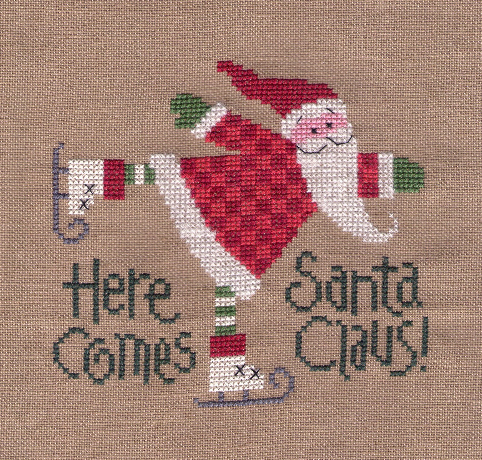 Sue's Stitching: Here Comes Santa Claus