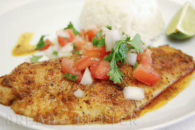 Bread + Butter: Baked Catfish with Tomato Salsa