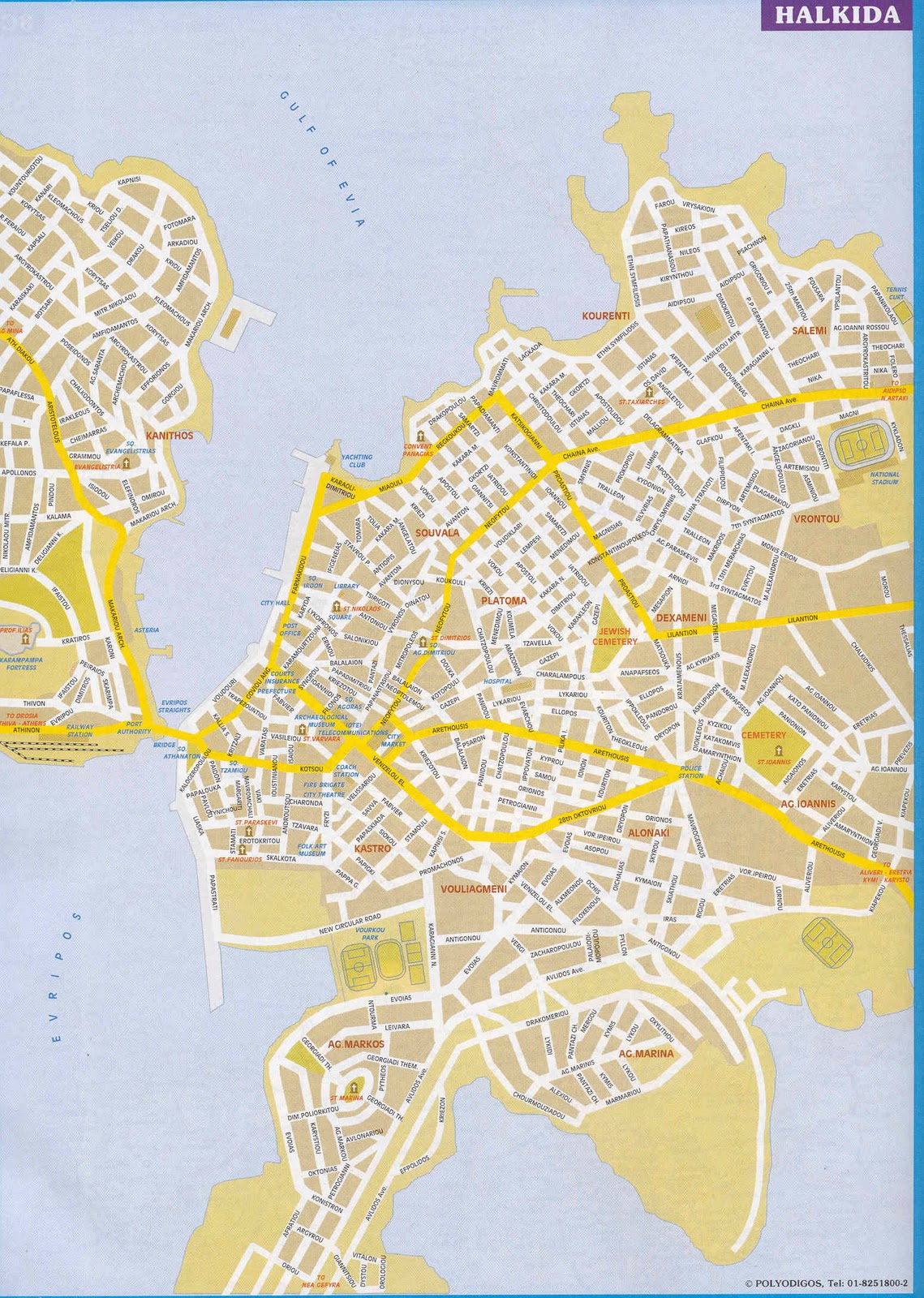 MAPS OF GREECE: MAP OF CITIES OF GREECE, PLAN DE VILLES DE GRECE ...