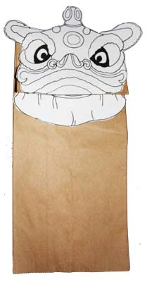 Origami n' Stuff 4 Kids: Chinese Lion Paper Bag Puppet